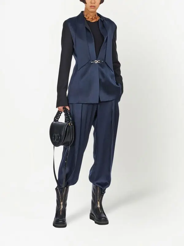 FERRAGAMO Silk Wide-leg Trousers