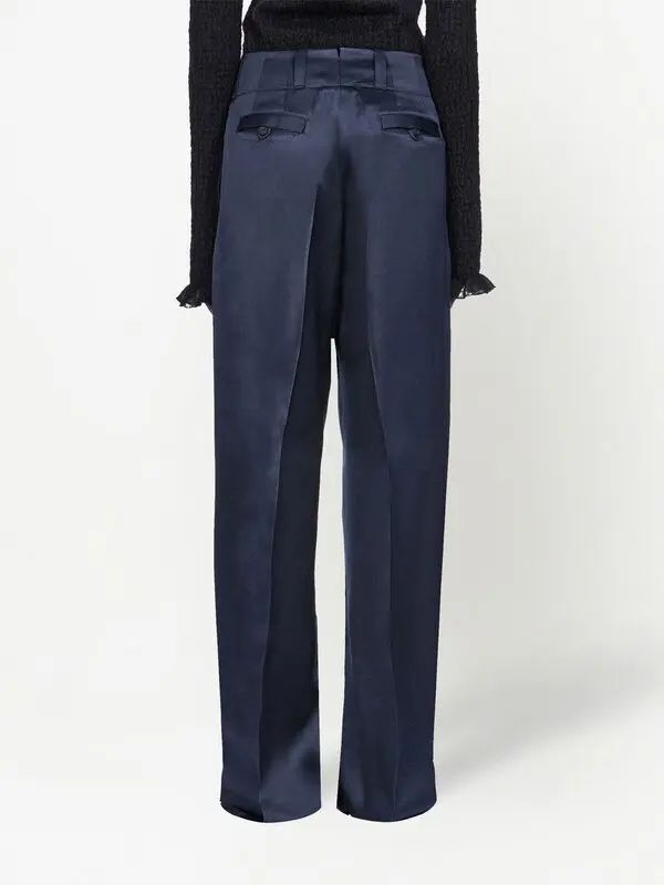 FERRAGAMO Silk Wide-leg Trousers