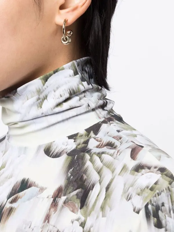 Justine Clenquet Alan Hoop Earrings - Silver | Editorialist