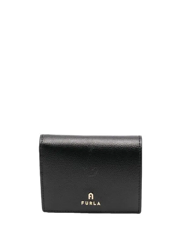 Furla Camelia Leather Wallet - Black