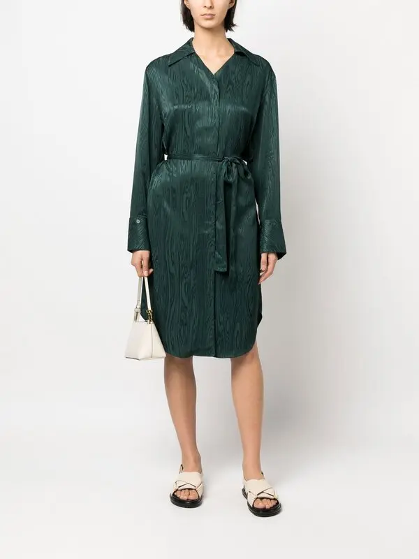 HOLZWEILER Metallic-sheen Shirt Dress