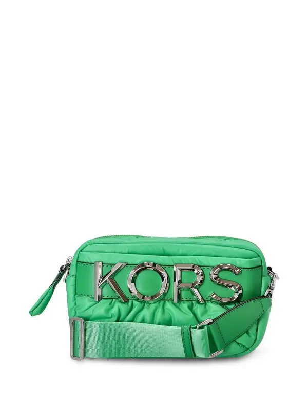 Michael Kors Logo-plaque Crossbody Bag - Green