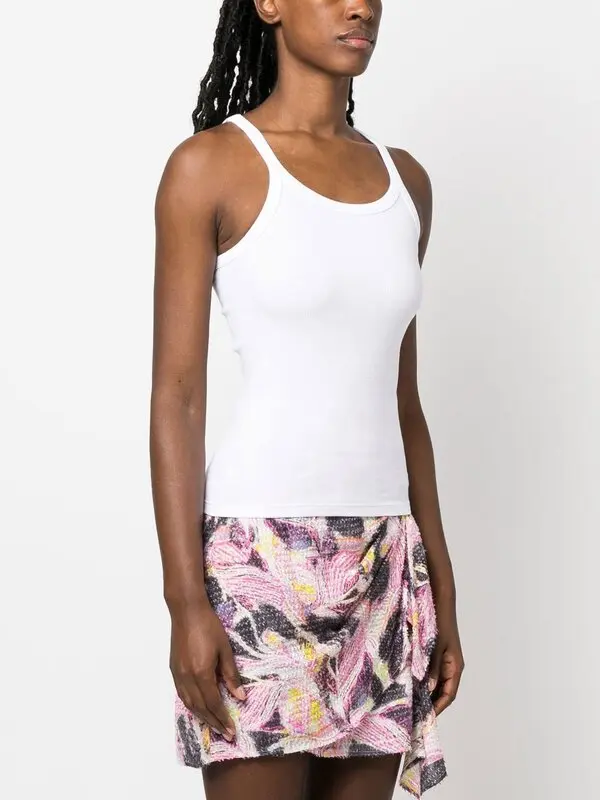 IRO PARIS Spaghetti-straps Cotton Top - White