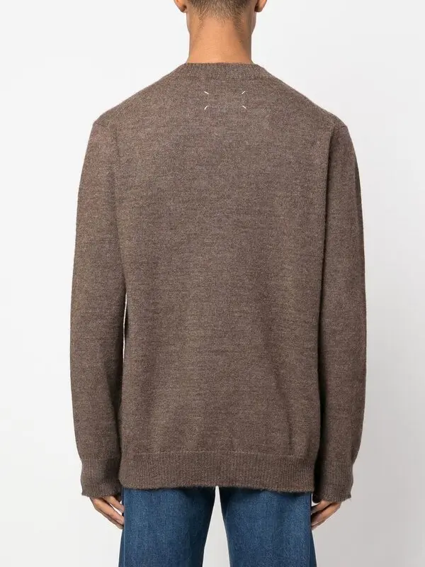MAISON MARGIELA Alpaca-blend Jumper - Brown