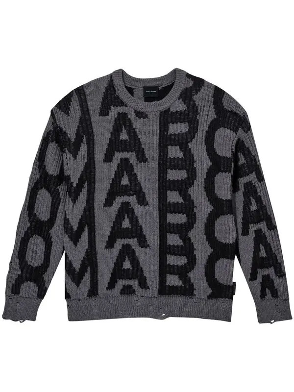 Marc Jacobs Monogram Distressed Jumper