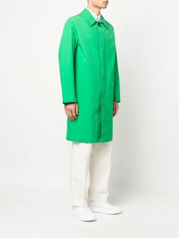 Mackintosh Single-breasted Midi Coat