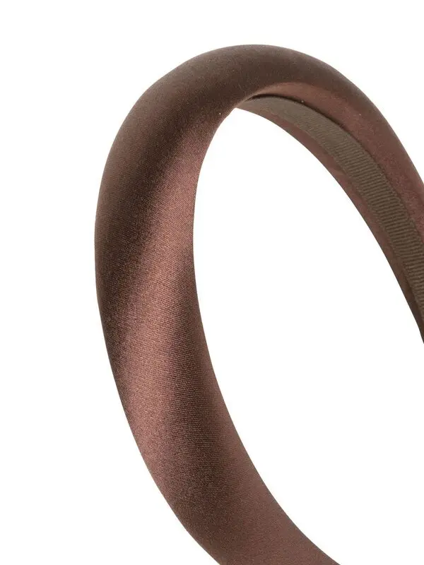 JENNIFER BEHR Tori Satin Headband - Brown