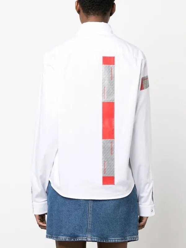 Heron Preston Logo-patch Cotton Shirt