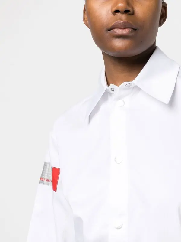 Heron Preston Logo-patch Cotton Shirt