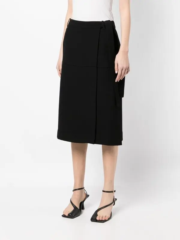 3.1 Phillip Lim Heavy Candy Wrap Midi Skirt