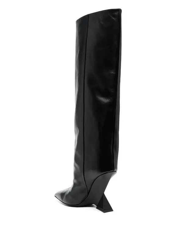 Attico Cheope Knee-high 105mm Boots - Black
