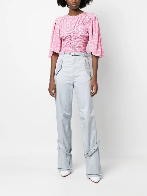 Isabel Marant Étoile Lidiane Ruched Blouse - Pink