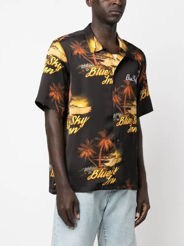 BLUE SKY INN Graphic-print Short-sleeve Shirt