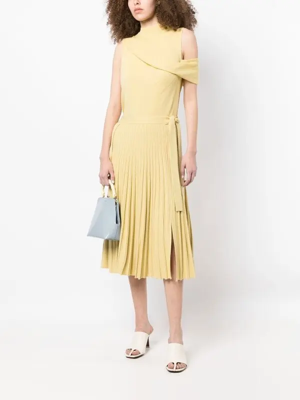 3.1 Phillip Lim Pleated Wool-blend Midi Skirt