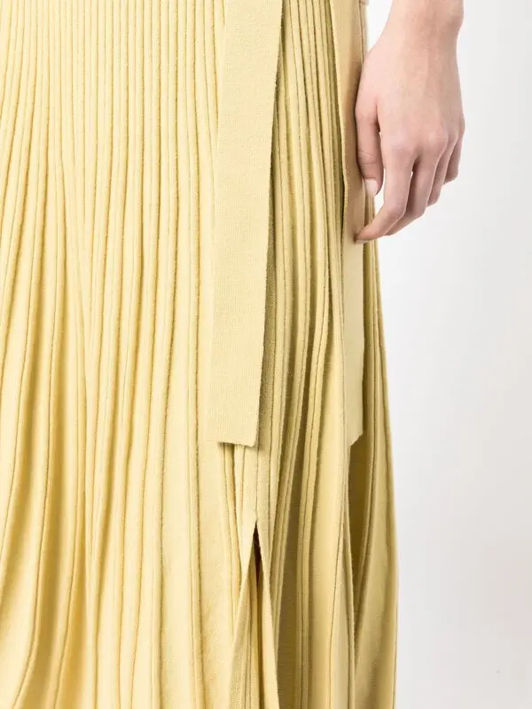 3.1 Phillip Lim Pleated Wool-blend Midi Skirt