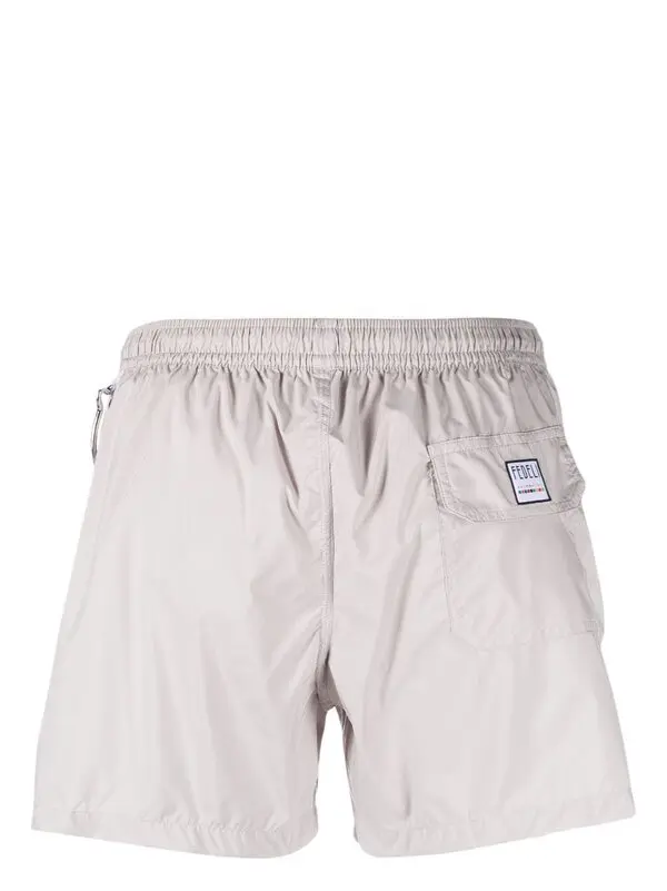 Fedeli Drawstring-waist Swim Shorts