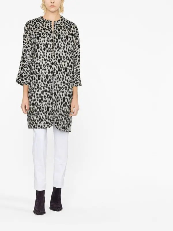 Isabel Marant Ometia Leopard-print Coat