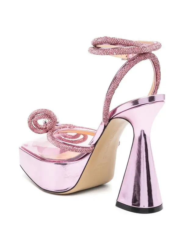 Mach & Mach Double Bow Platform Pumps