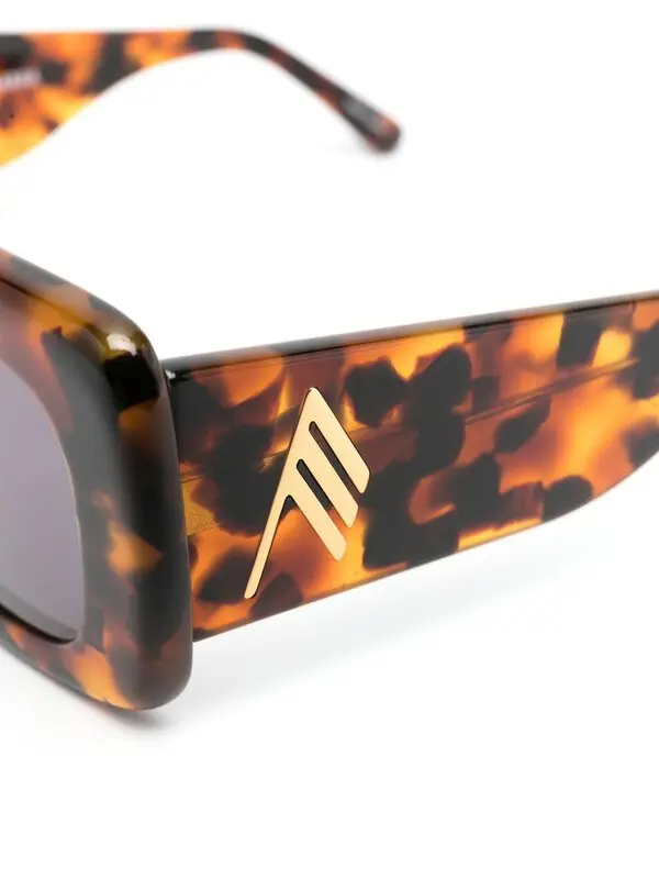 Linda Farrow X The Attico Marfa Sunglasses - Brown