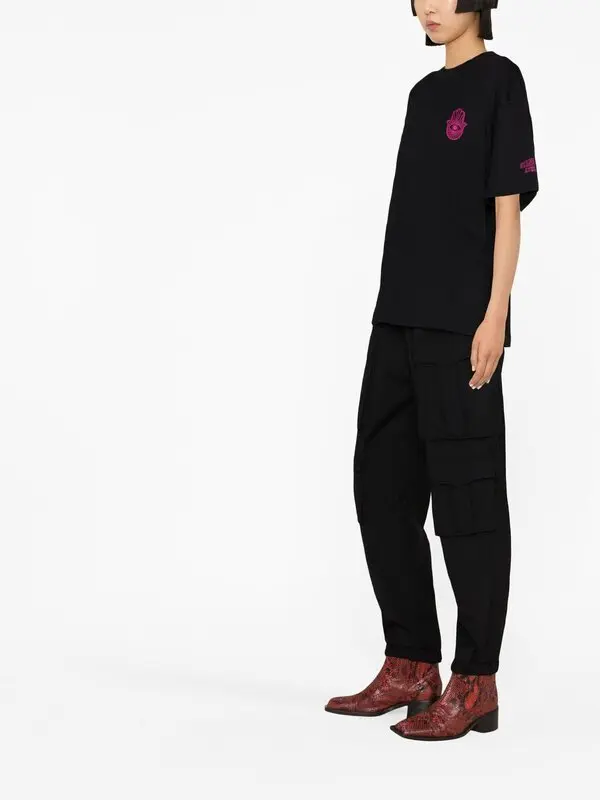 STAND STUDIO Motif-print T-shirt - Black