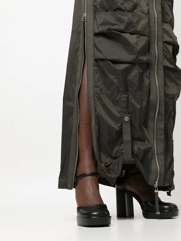 Diesel® O-Crep Cargo Maxi Skirt In Green - 30% Off | Editorialist