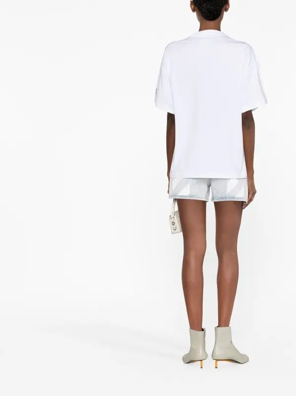 STAND STUDIO Motif-print Short-sleeve T-shirt - White