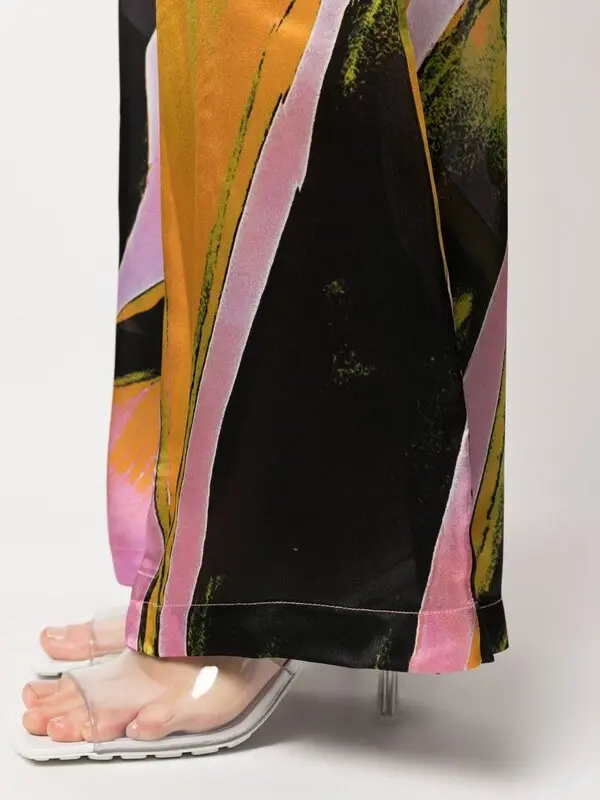 LOUISA BALLOU All-over Graphic Print Trousers