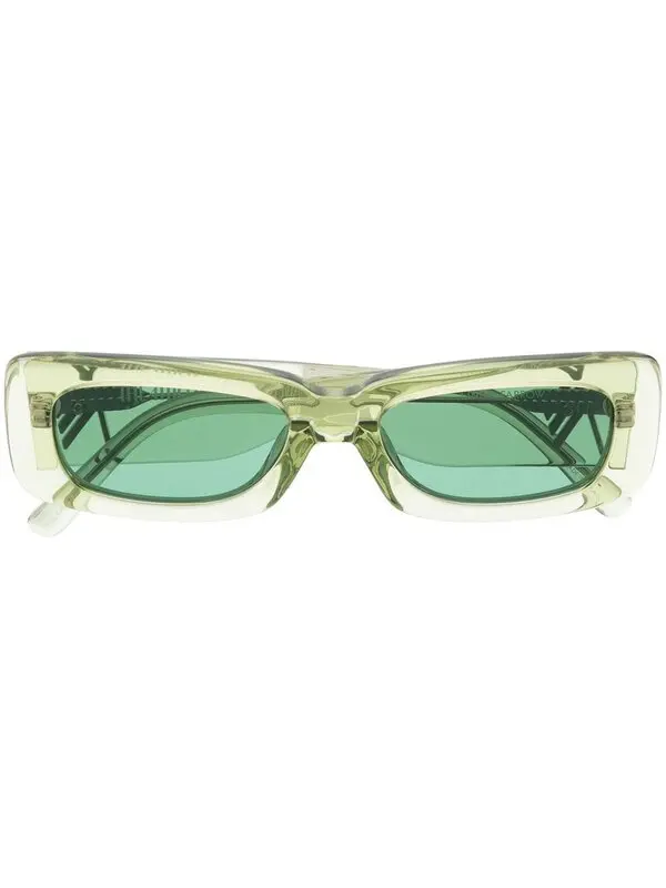 Linda Farrow Rectangle Frame Sunglasses