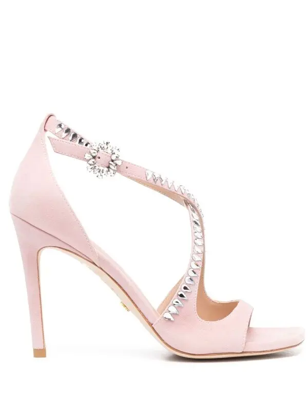 STUART WEITZMAN 110mm Crystal-embellished Sandals