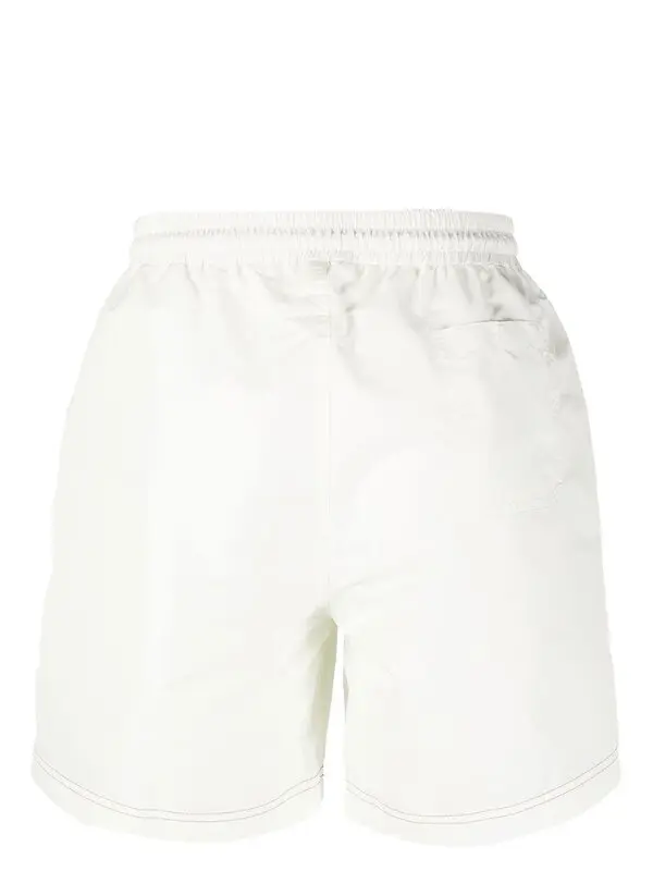 Brunello Cucinelli Logo Embroidered Swim Shorts