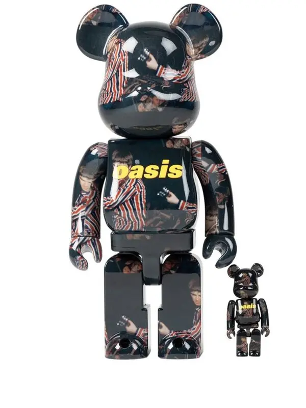MEDICOM TOY X Oasis Knebworth 1996 Noel Gallagher Be@rbrick 100% And 400% Figure Set
