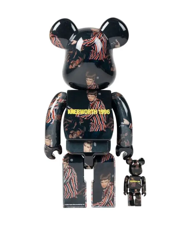 MEDICOM TOY X Oasis Knebworth 1996 Noel Gallagher Be@rbrick 100% And 400% Figure Set