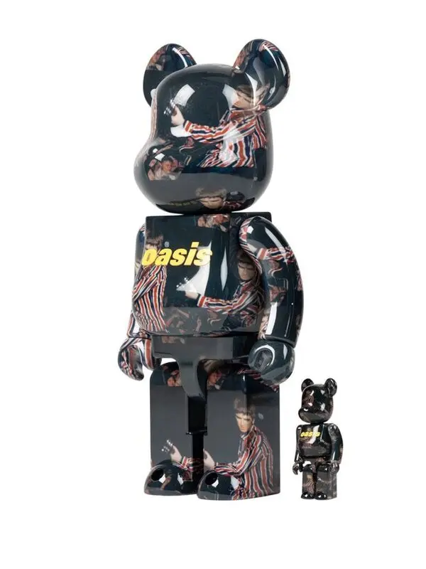 MEDICOM TOY X Oasis Knebworth 1996 Noel Gallagher Be@rbrick 100% And 400% Figure Set