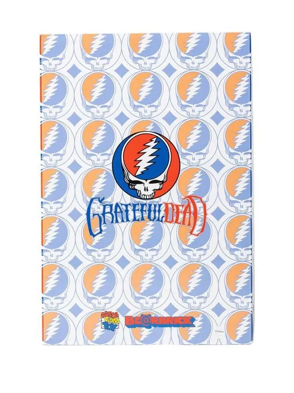 MEDICOM TOY X Grateful Dead Steal Your Face Be@rbrick 100% And 400% Figure Set