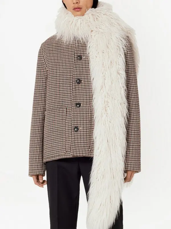 AMI Paris Houndstooth Single-breasted Jacket