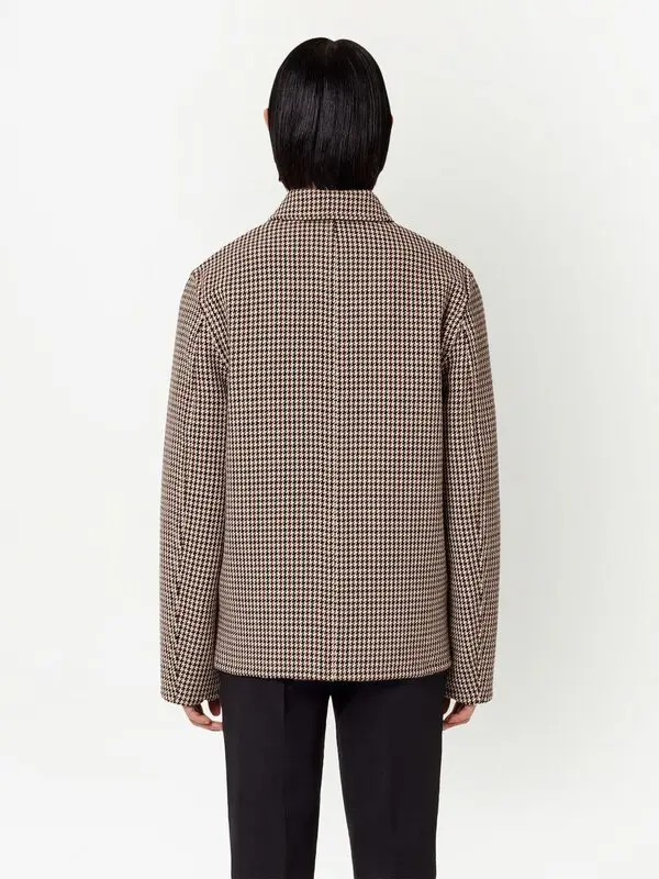 AMI Paris Houndstooth Single-breasted Jacket