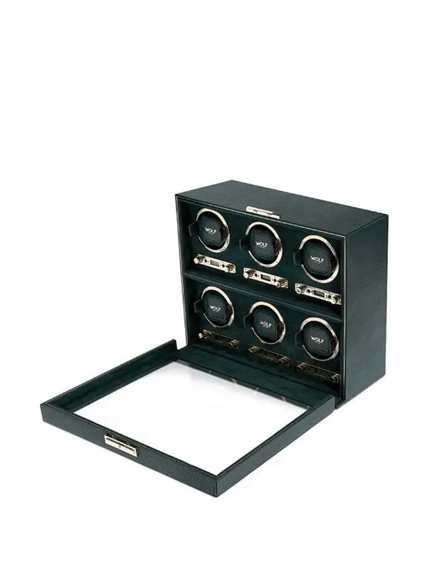 Wolf British Racing Six-piece Watch Winder
