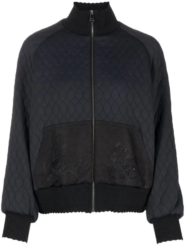 Shiatzy Chen Genisis Quilted Embroidered Jacket
