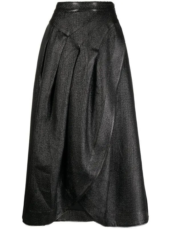 Shiatzy Chen Genisis Asymmetric Wrap Skirt