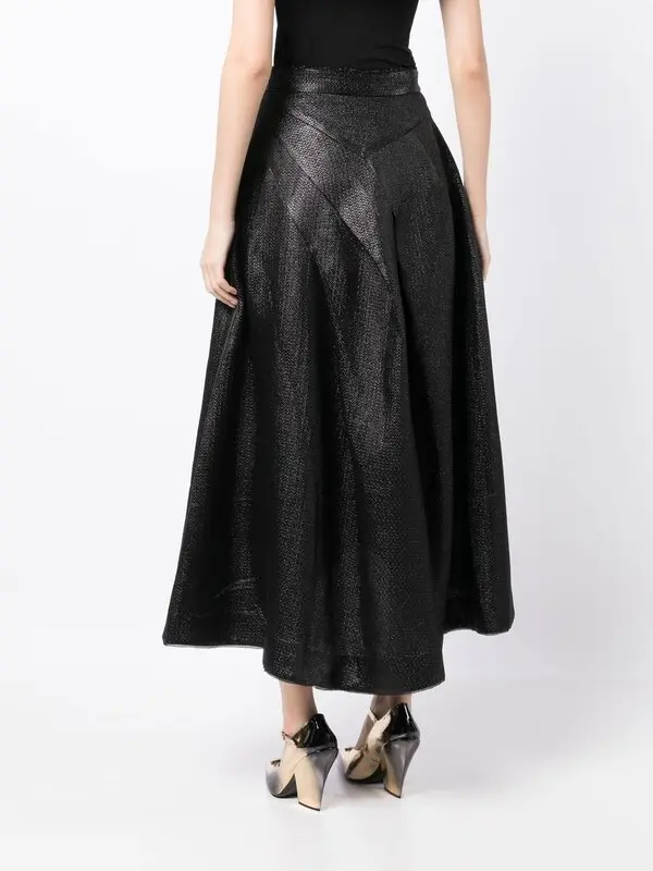Shiatzy Chen Genisis Asymmetric Wrap Skirt