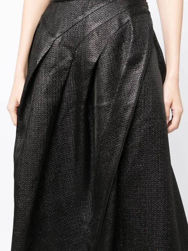 Shiatzy Chen Genisis Asymmetric Wrap Skirt