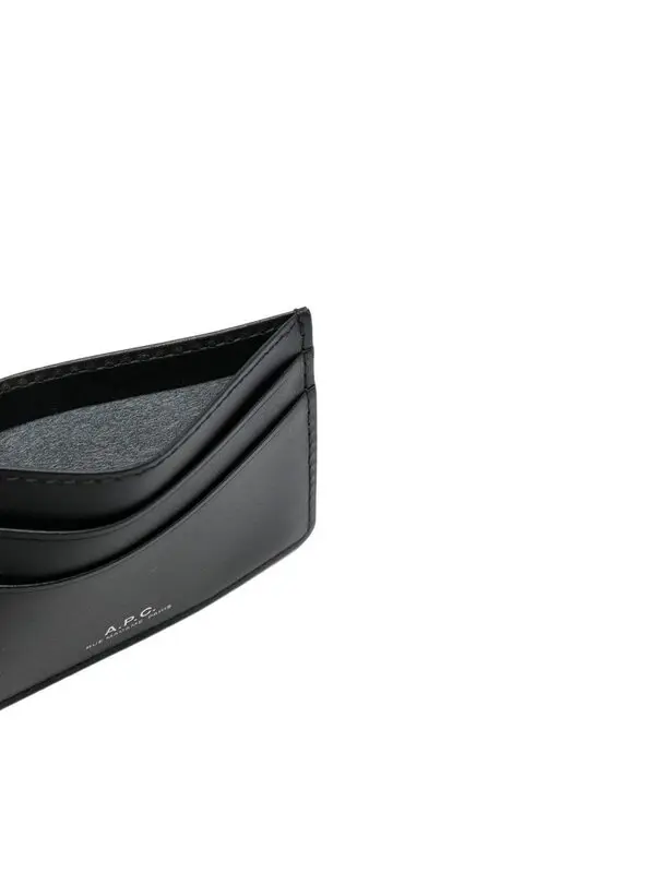 A.p.c. André Embossed Logo Cardholder