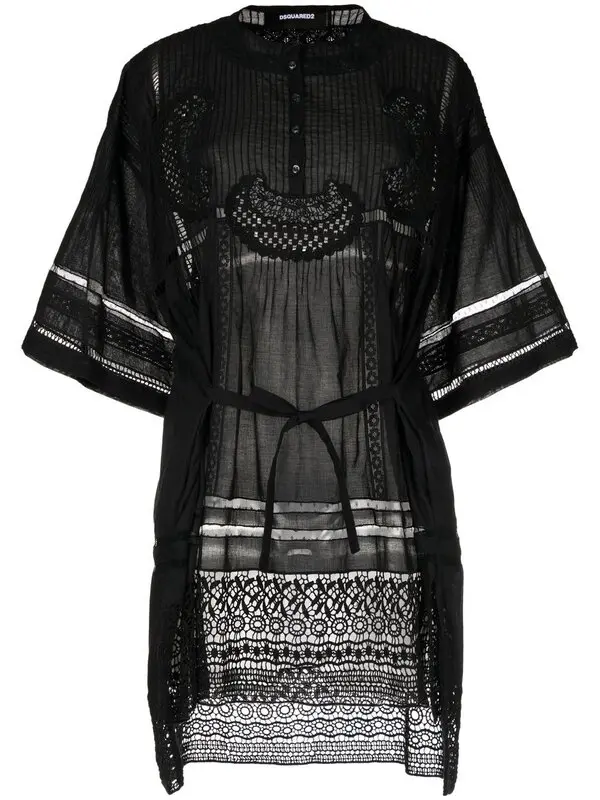 Dsquared2 Sangallo Cotton Tunic Dress