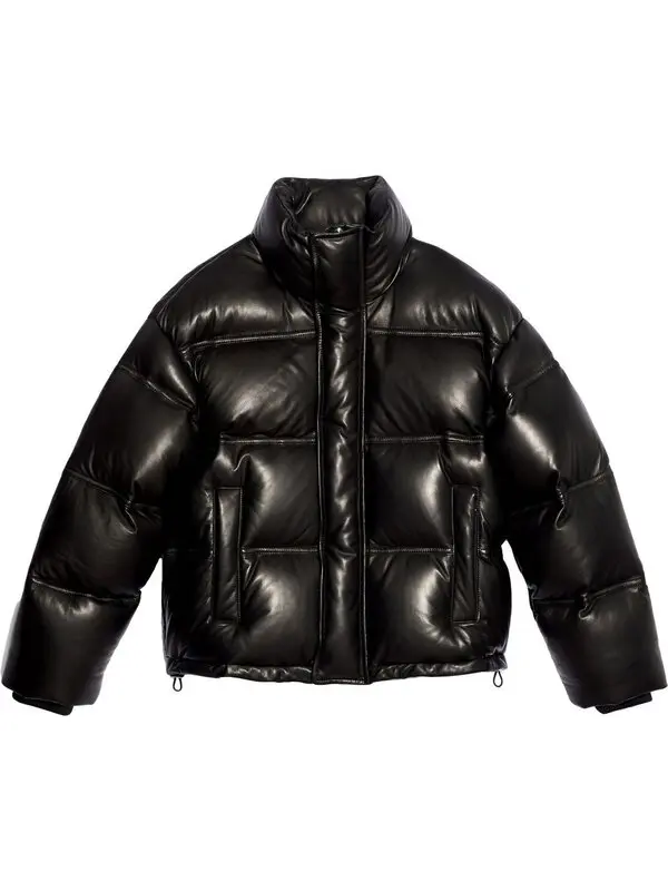 Ami Leather Down Jacket