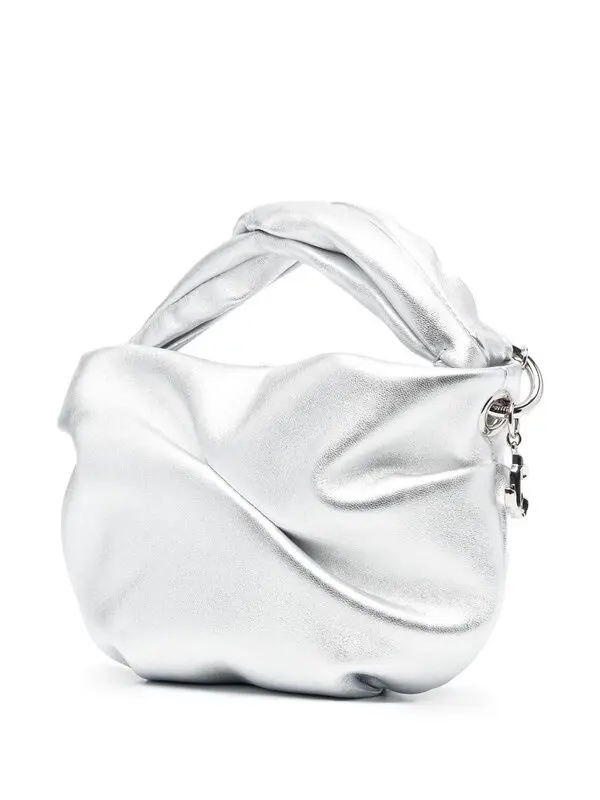 JIMMY CHOO Bonny Metallic-effect Shoulder Bag