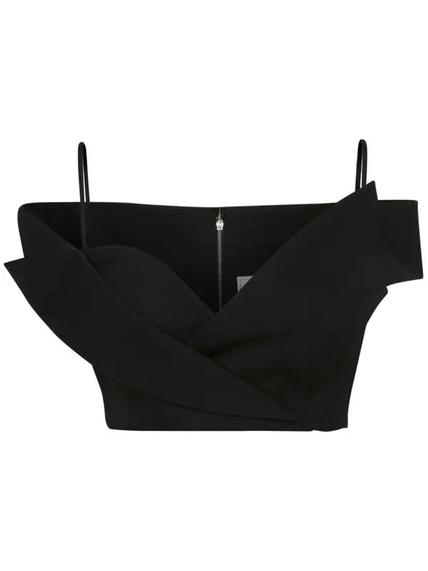 Alexander McQueen Trompe L'oeil Cropped Top