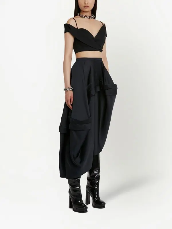 Alexander McQueen Trompe L'oeil Cropped Top