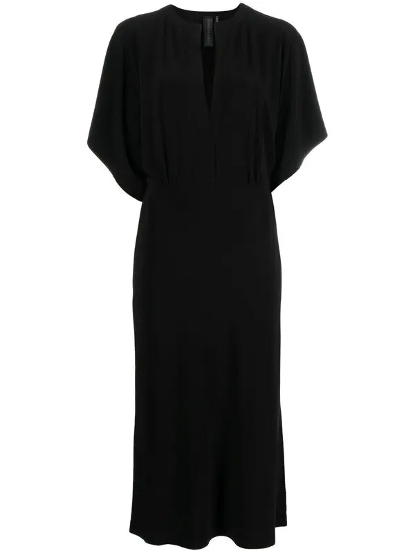 Norma Kamali Abiti Obie Midi Dress - Black