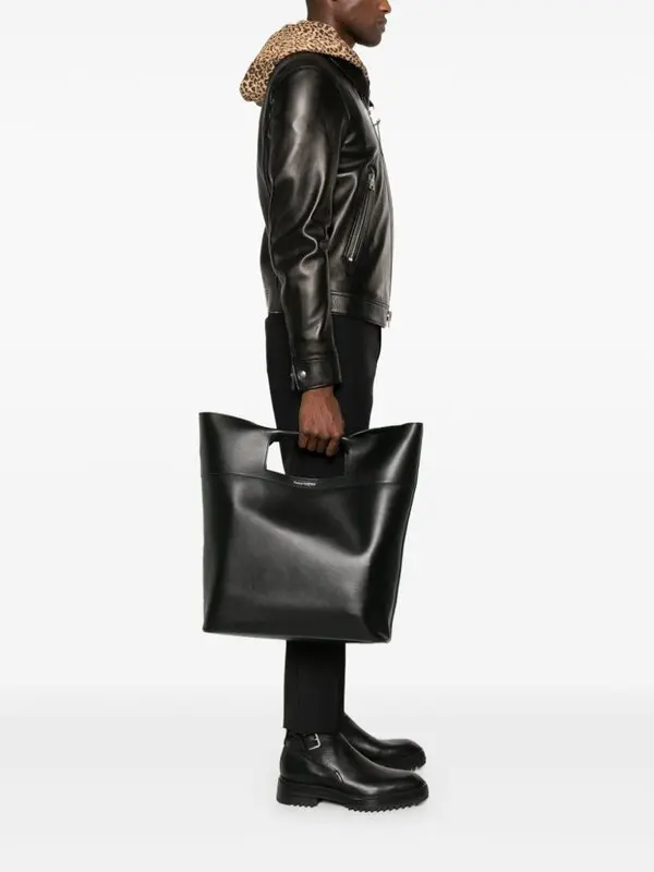 Alexander McQueen The Square Tote Bag - Black