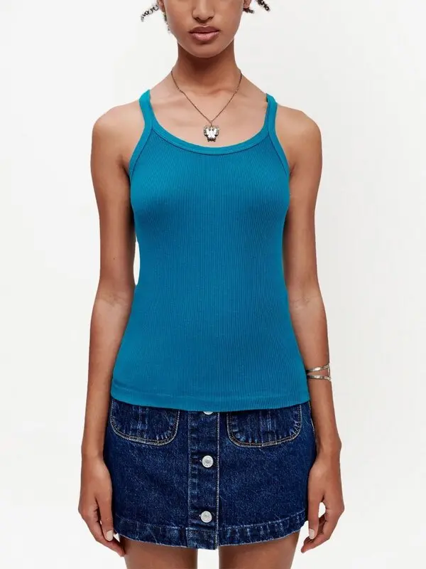 RE/DONE Fine-rib Cotton Tank Top
